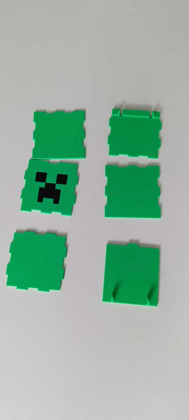 Creeper Minecraft box Remixed by AteCzek - MakerWorld