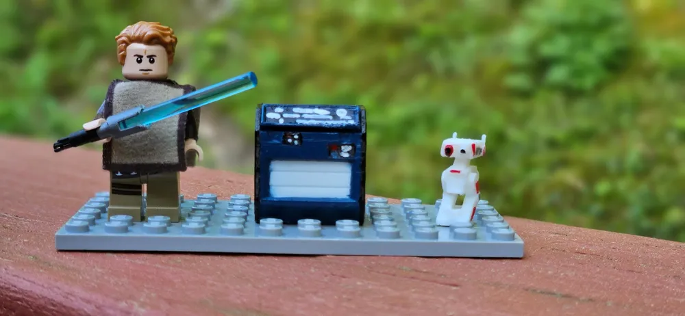 Cal Kestis Lightsaber for Minifig by Friedlander326 MakerWorld: Download Free 3D Models