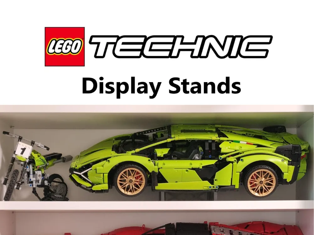LEGOs TECHNIC Display Stands by Tech MakerWorld: Download Free 3D Models
