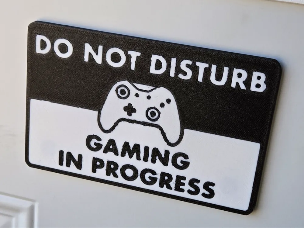 DO NOT DISTURB - Gaming In Progress Door Magnet by ...