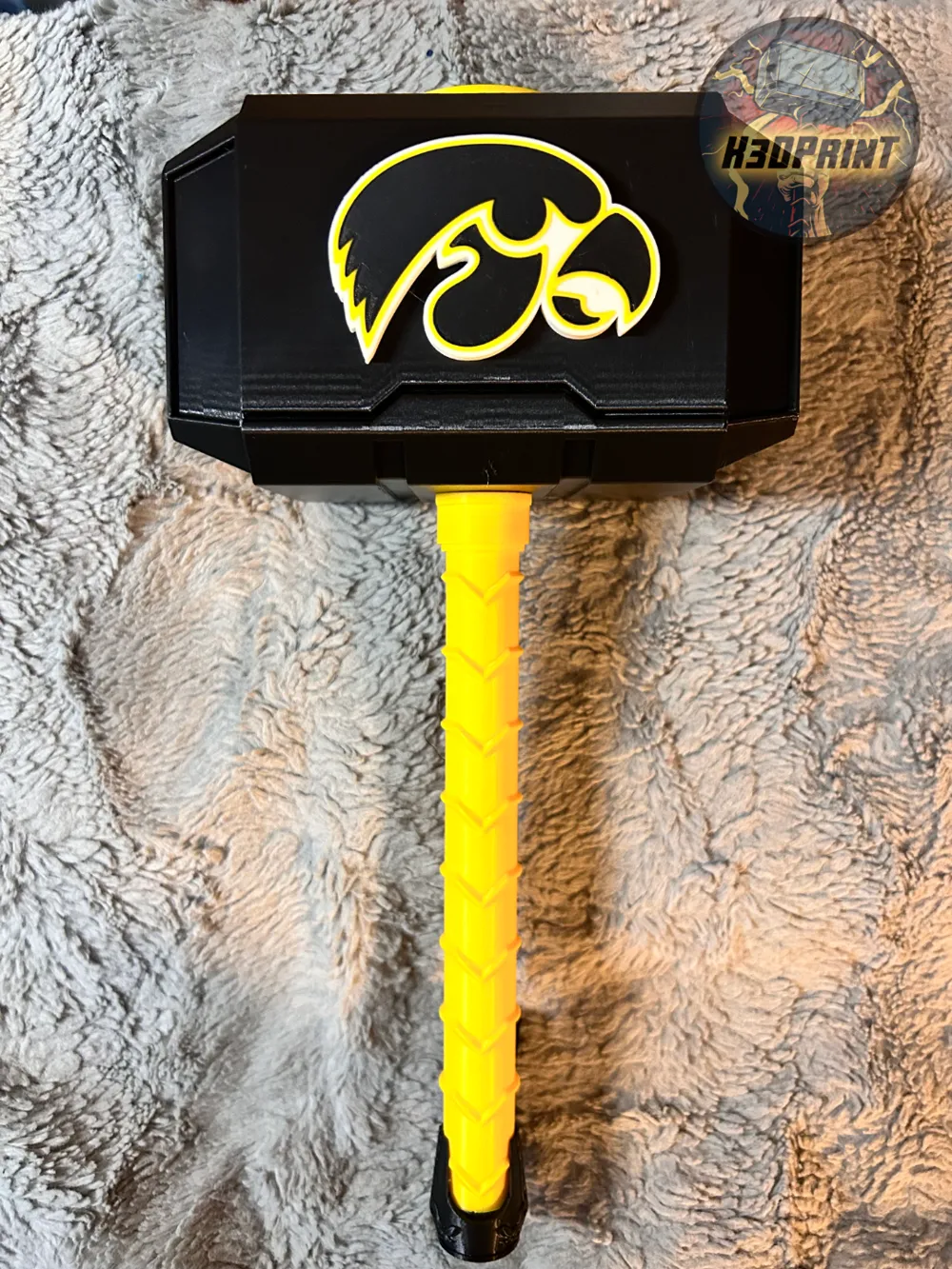 Iowa Hawkeyes - Thors Hammer Remixed by K3DPrint - MakerWorld