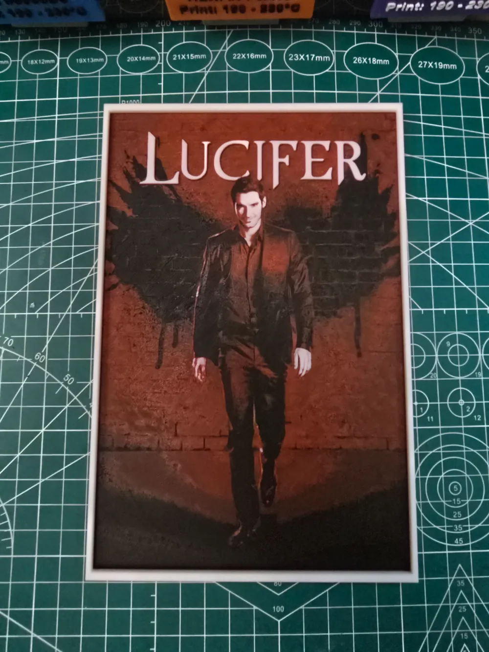 Lucifer Poster - Hueforge Art by Lumpy3D MakerWorld: Download Free 3D ...