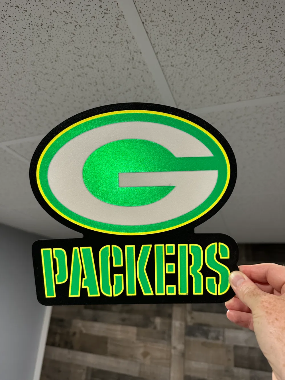 Green Bay Packers LED Sign (Light Box) by NES 3D - MakerWorld
