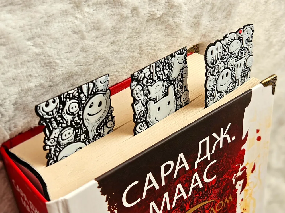 Love Doodles - Bookmarks Set - Free 3D Print Model - MakerWorld