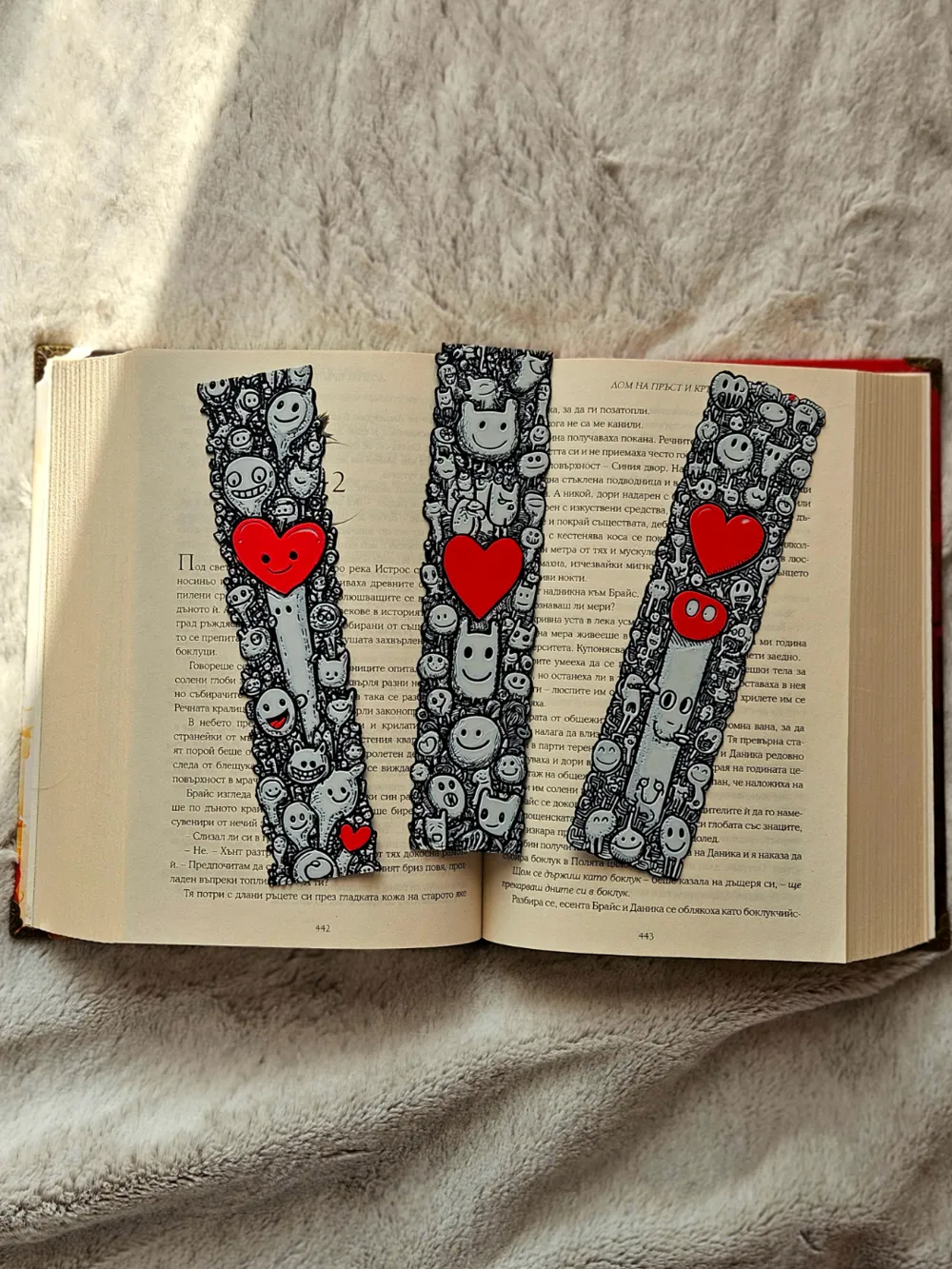 Love Doodles - Bookmarks Set - Free 3D Print Model - MakerWorld