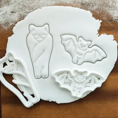Bat Cookie Cutter by figtales - MakerWorld