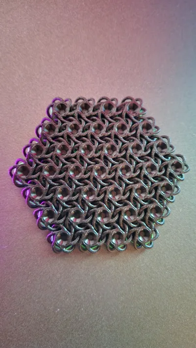 Multi color NASA chainmail by PrintedByJohn - MakerWorld