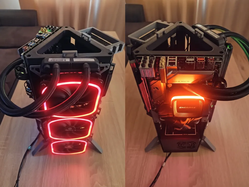Triangulus ITX Tower - Modello di stampa 3D gratuito - MakerWorld