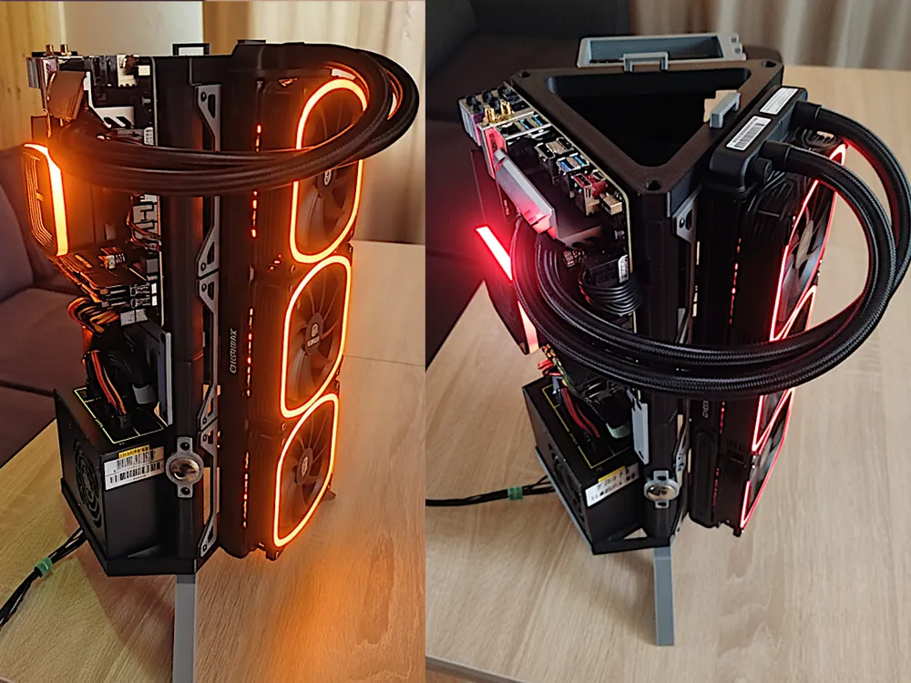 Triangulus ITX Tower - Modello di stampa 3D gratuito - MakerWorld