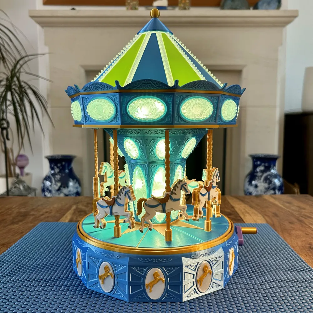 Motor Parts for Carousel by Fulv by Iain Willis MakerWorld: Download ...