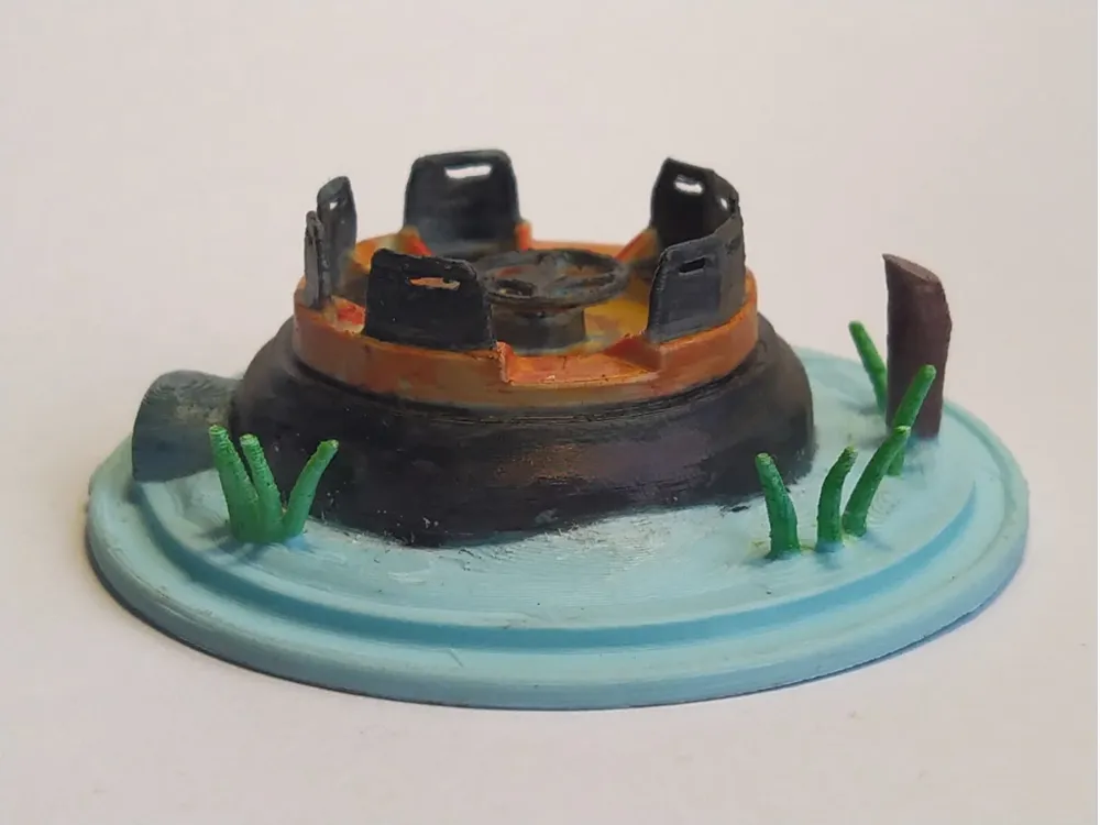 River rapids/raft ride themepark diorama/Miniature by Arjen MakerWorld ...