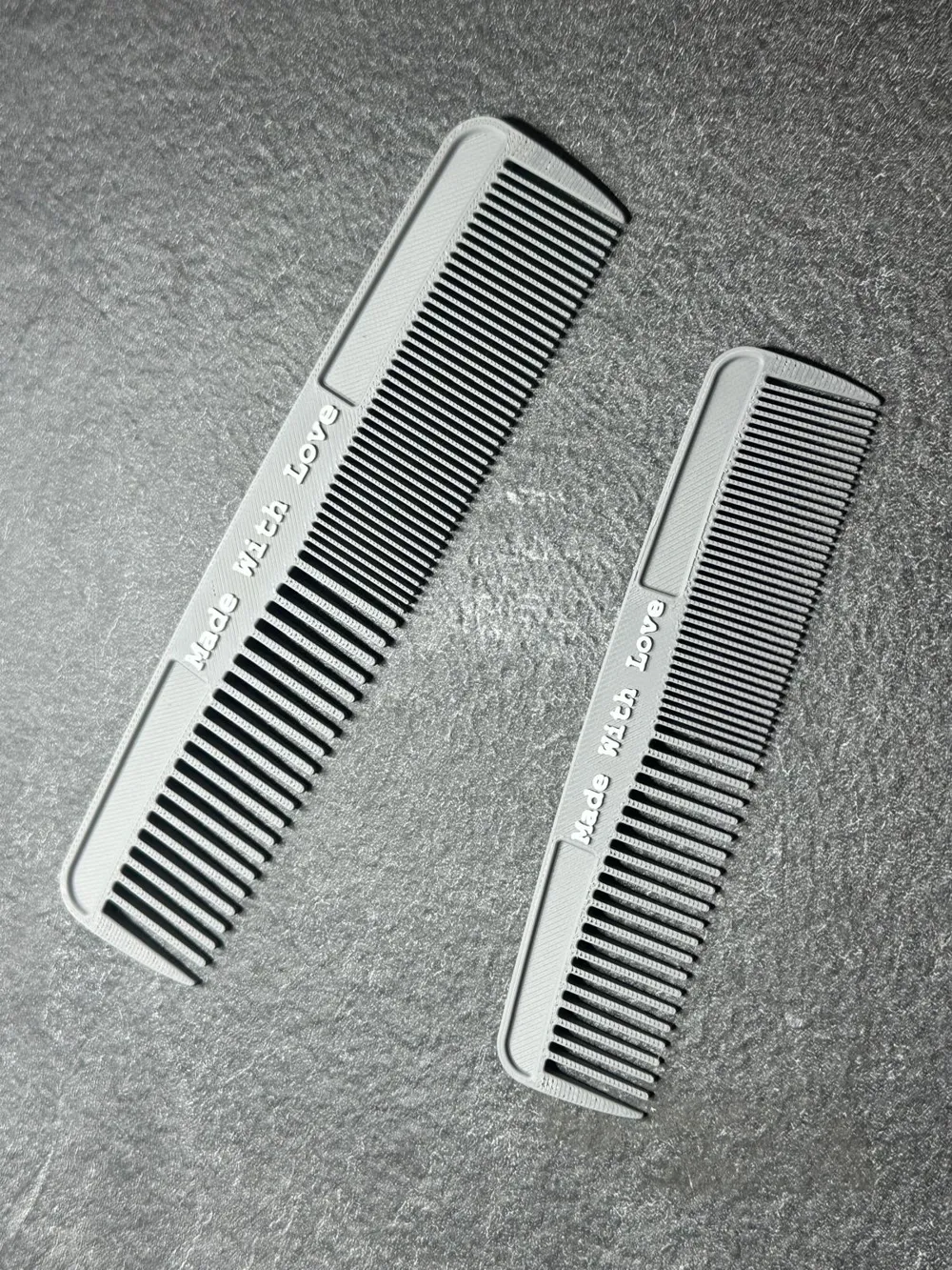 Dual-Density 3D Printed Comb – Small & Std Sizes | - Free 3D Print ...