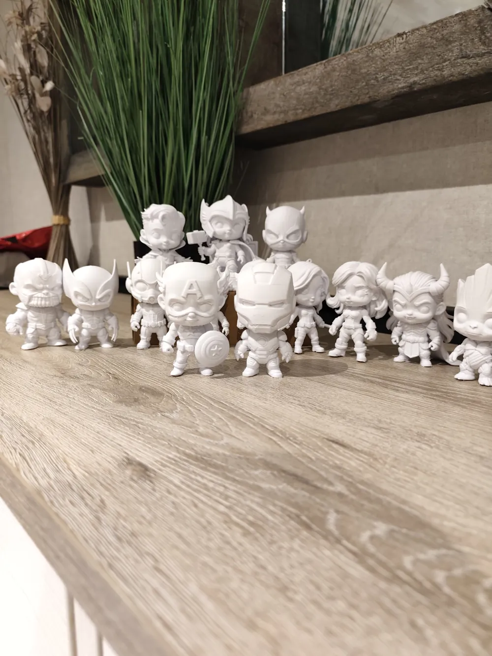 Conjunto Chibi Marvel - Modelo gratuito para impressão 3D - MakerWorld