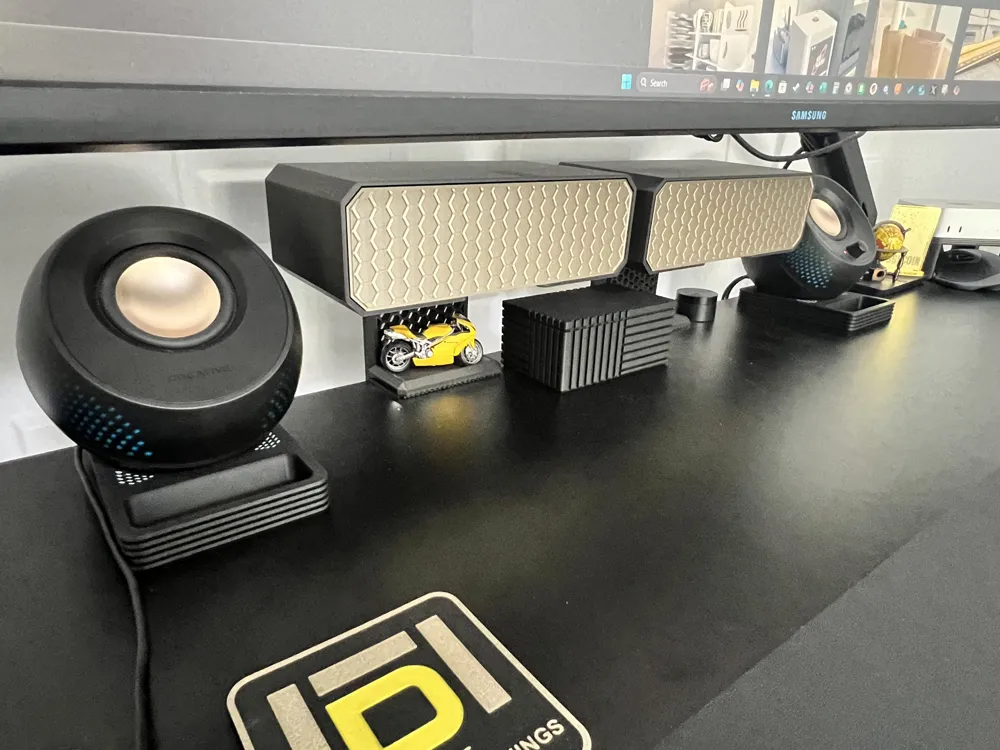 Creative Pebble Speaker Base - Free 3D Print Model - MakerWorld