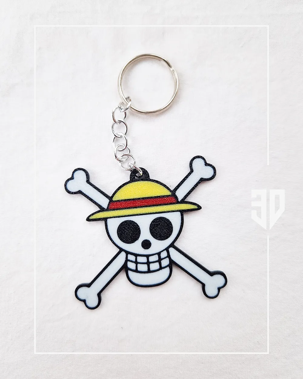 One Piece logo keychain by Erasmo_difonzo_3D MakerWorld: Download Free ...