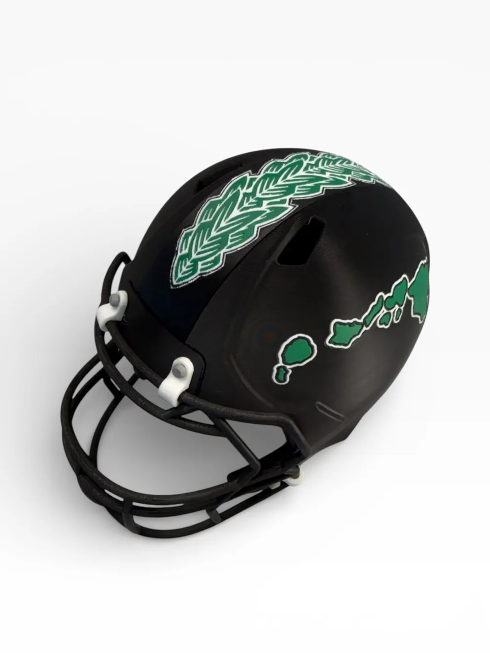 Casque de football de l'Université d'Hawaï (nouveau design) - Modèle d ...