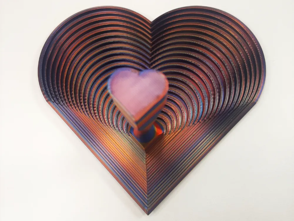 VALENTINE HEART FIDGET TOY - Free 3D Print Model - MakerWorld