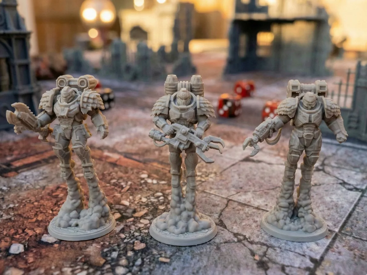 Airborne Raiders (32mm Base) | Sci-Fi Miniature - Free 3D Print Model ...