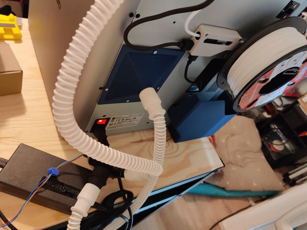 Exhaust Bambulab X1 X1C to use with cpap fan by Rickyspanish - MakerWorld