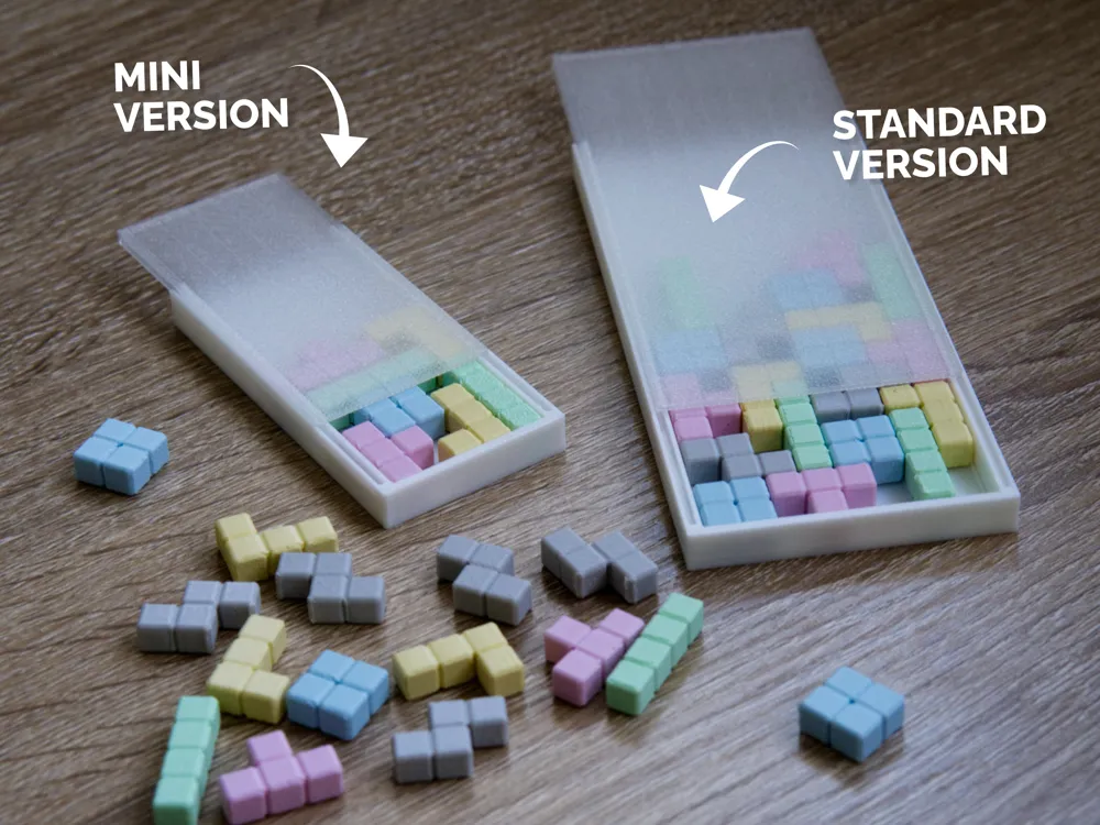 An Actual Tetris Game - Stacking Jigsaw Puzzle - Free 3D Print Model ...