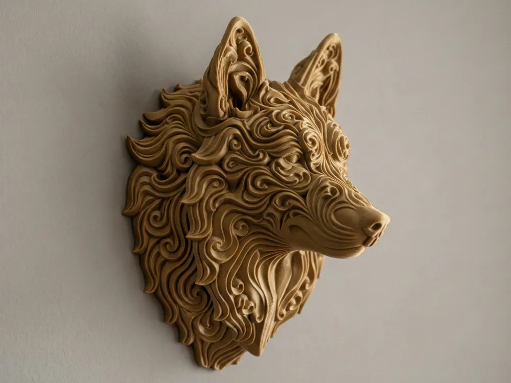 Wildlife art, Siberian Husky, wall art - Free 3D Print Model - MakerWorld