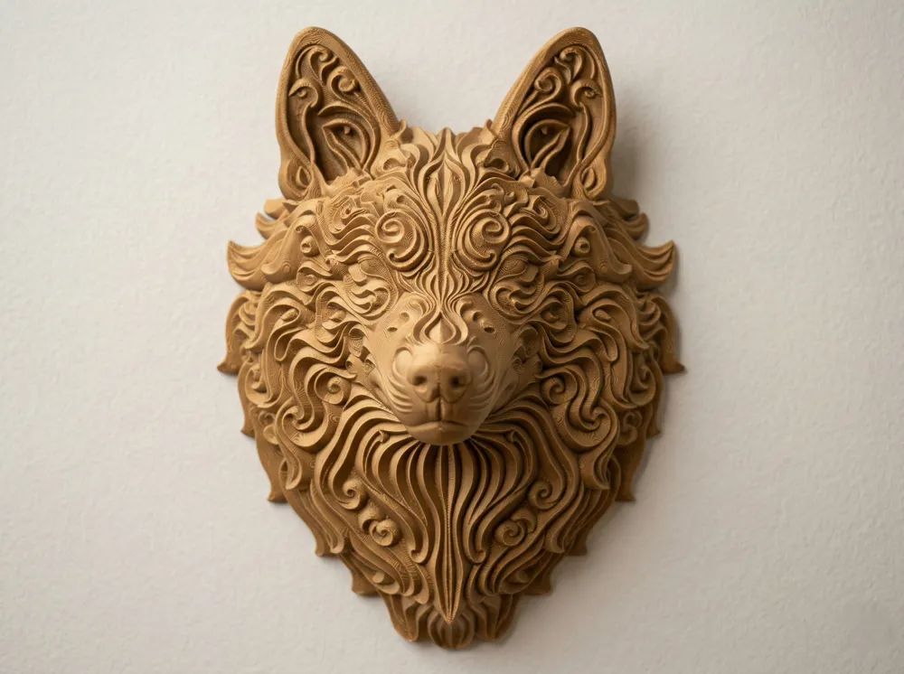 Wildlife art, Siberian Husky, wall art - Free 3D Print Model - MakerWorld