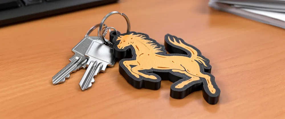 Ferrari Keychain - Free 3D Print Model - MakerWorld