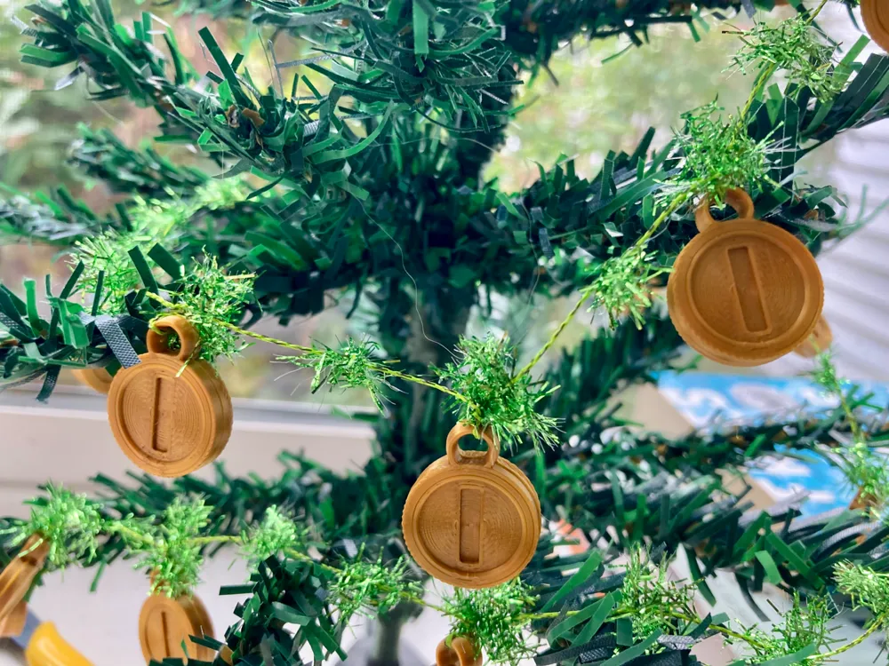 Mario Coin Christmas Tree Ornaments by Patrick.PD MakerWorld: Download ...