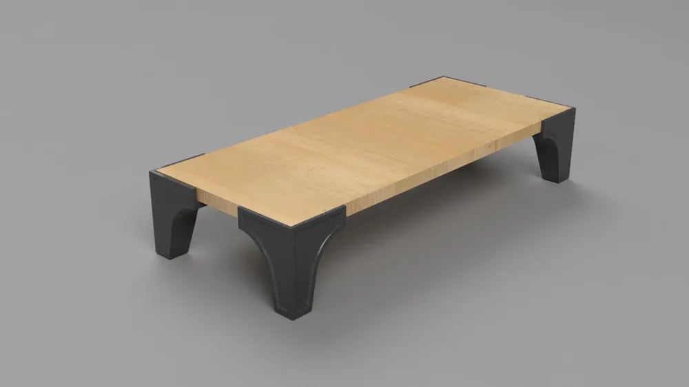 Modern & Elegant Monitor Riser - Desktop Riser - Free 3D Print Model ...