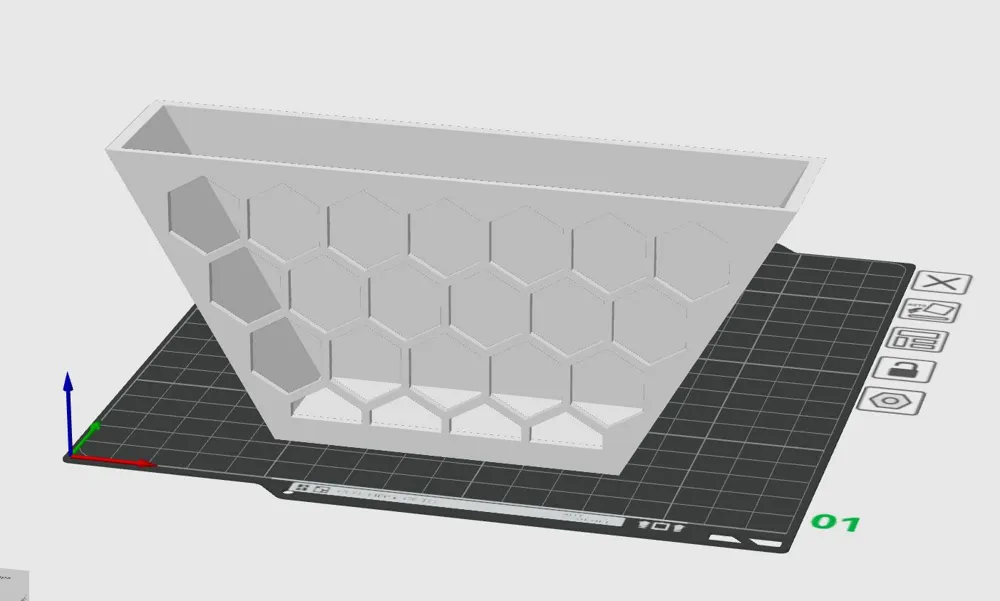 Skadis Hex-storage box - Free 3D Print Model - MakerWorld