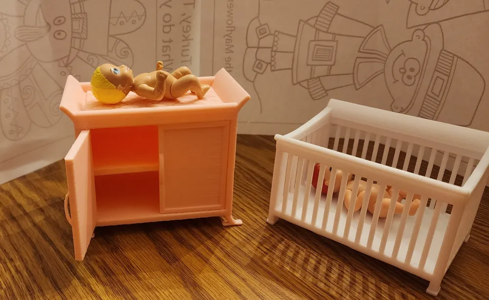 Barbie changing table by Wallace3D - MakerWorld