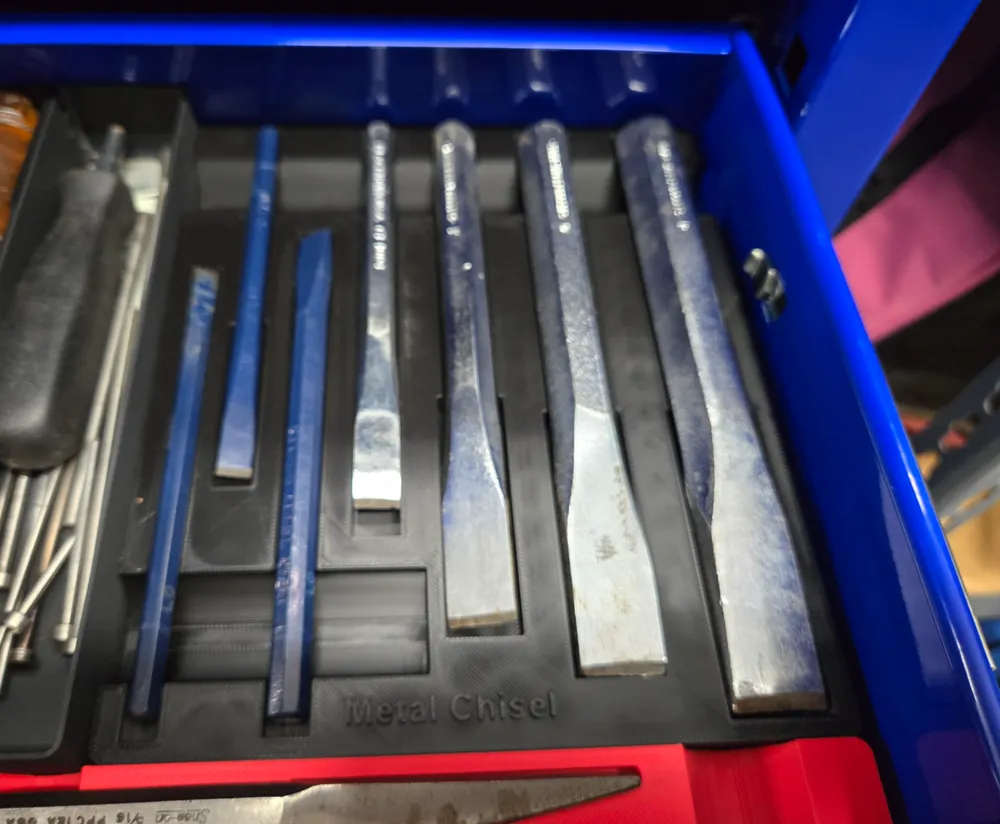 Gridfinity Metal Chisel Block by VFRLuke MakerWorld: Download Free 3D ...