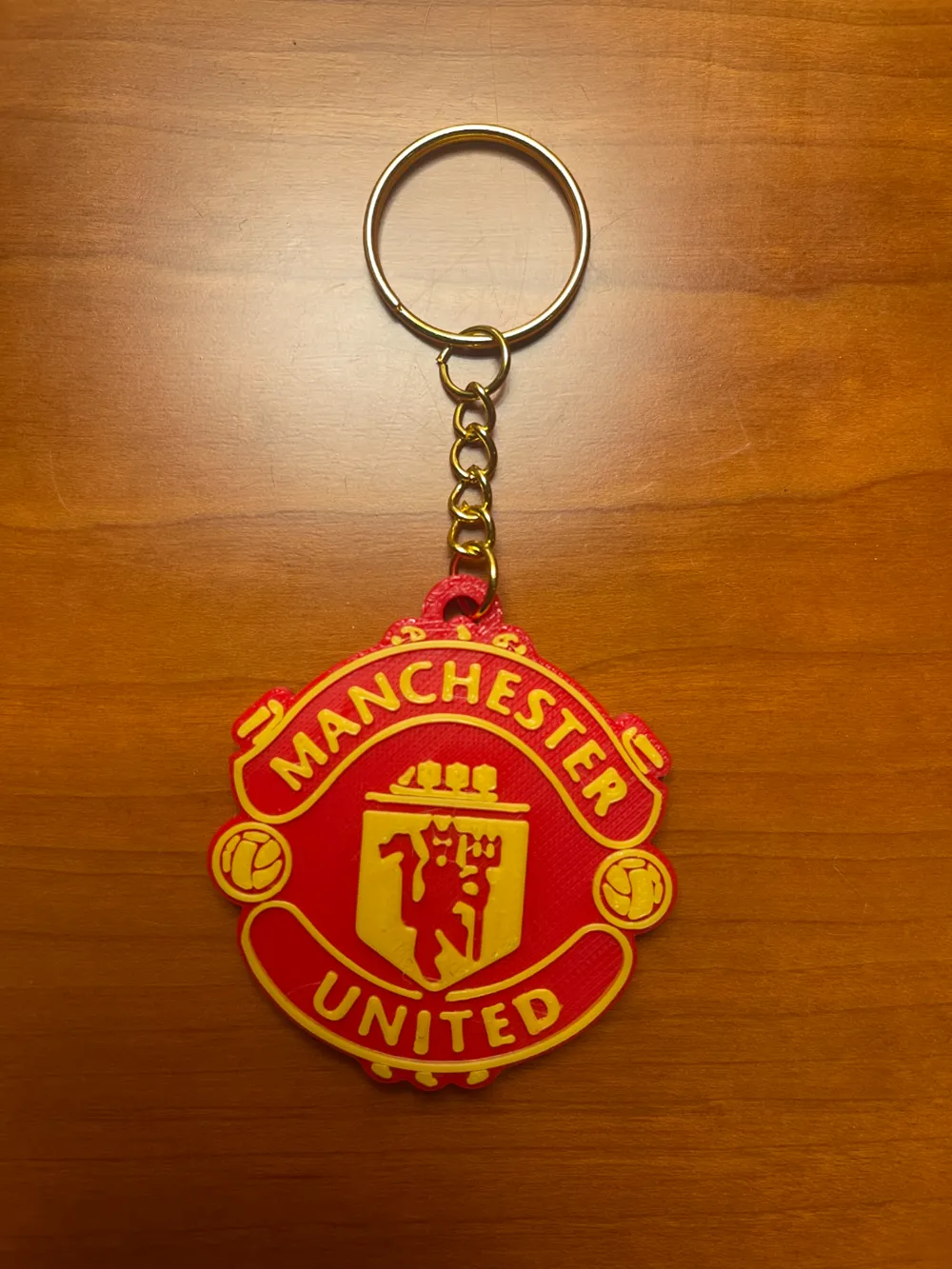 Manchester United Keychain by 3DCATOR - MakerWorld