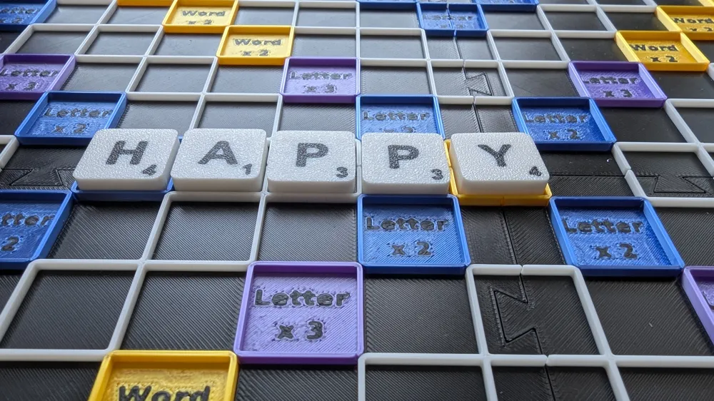 Scrabble-Brett mit Puzzle-Teilen – Kostenloses 3D-Druckmodell – MakerWorld
