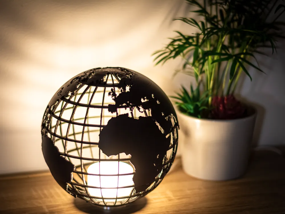 Transparent Earth Globe - Lamp by Megatiks MakerWorld: Download Free 3D ...