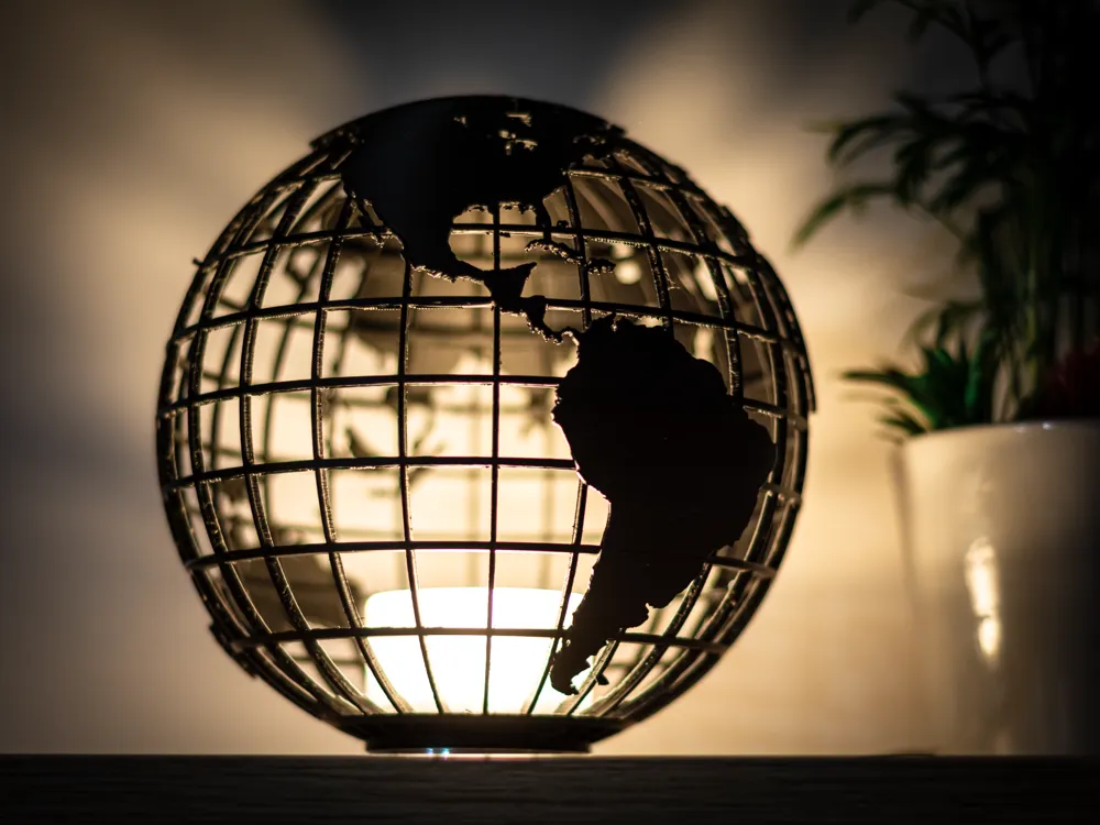Transparent Earth Globe - Lamp by Megatiks MakerWorld: Download Free 3D ...