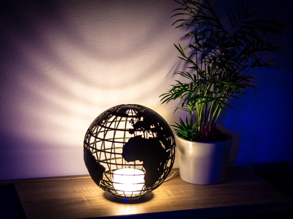 Transparent Earth Globe - Lamp by Megatiks MakerWorld: Download Free 3D ...