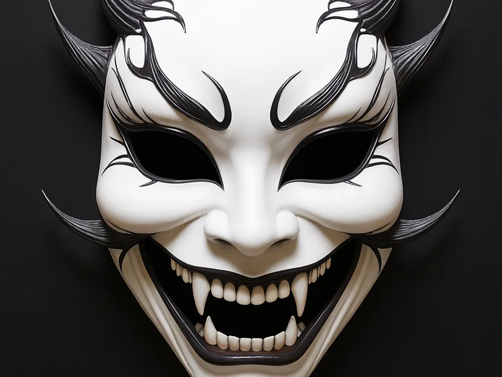Wearable Mask Collection | Oni Mask - Free 3D Print Model - MakerWorld