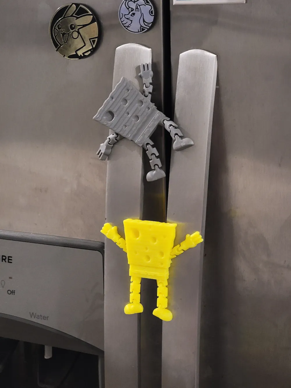 Articulated SpongeBob Fridge Magnet - 8x2mm Magnet by Click Print ...