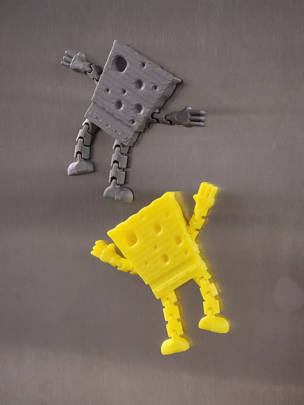 Articulated SpongeBob Fridge Magnet - 8x2mm Magnet by Click Print ...