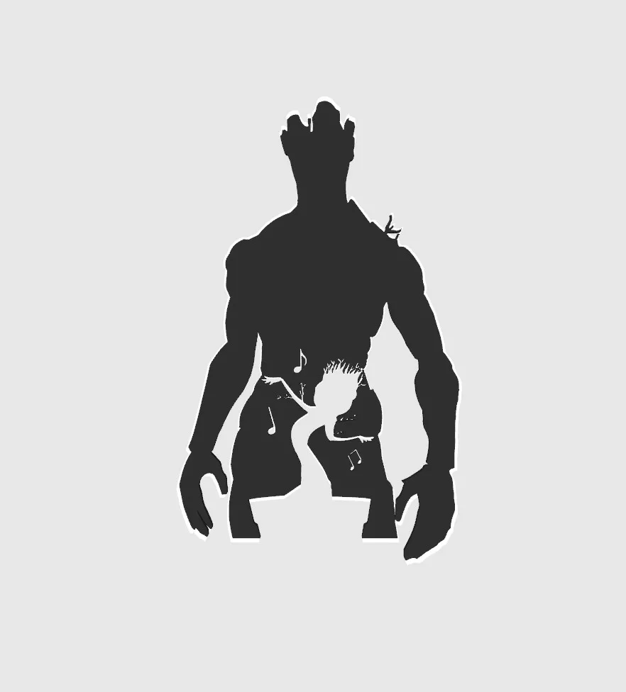 Groot decor art / wall art by Slovan - MakerWorld