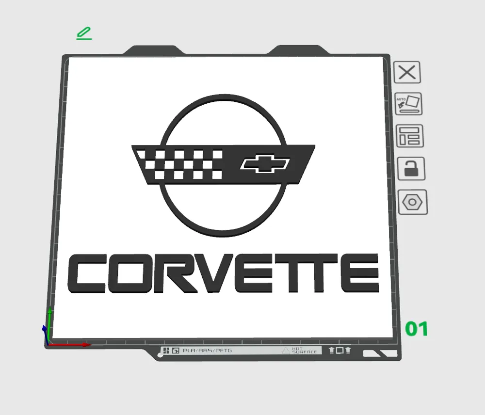 Corvette Plaque by El Jeffe - MakerWorld