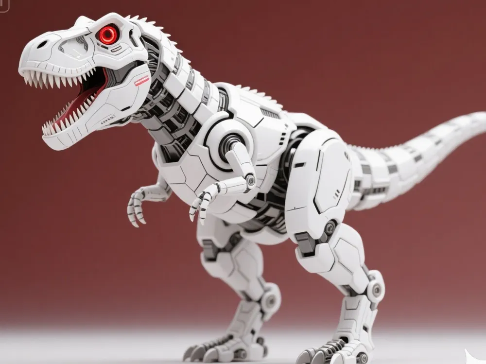 cyber dinosaur Tyrannosaurus rex - Free 3D Print Model - MakerWorld