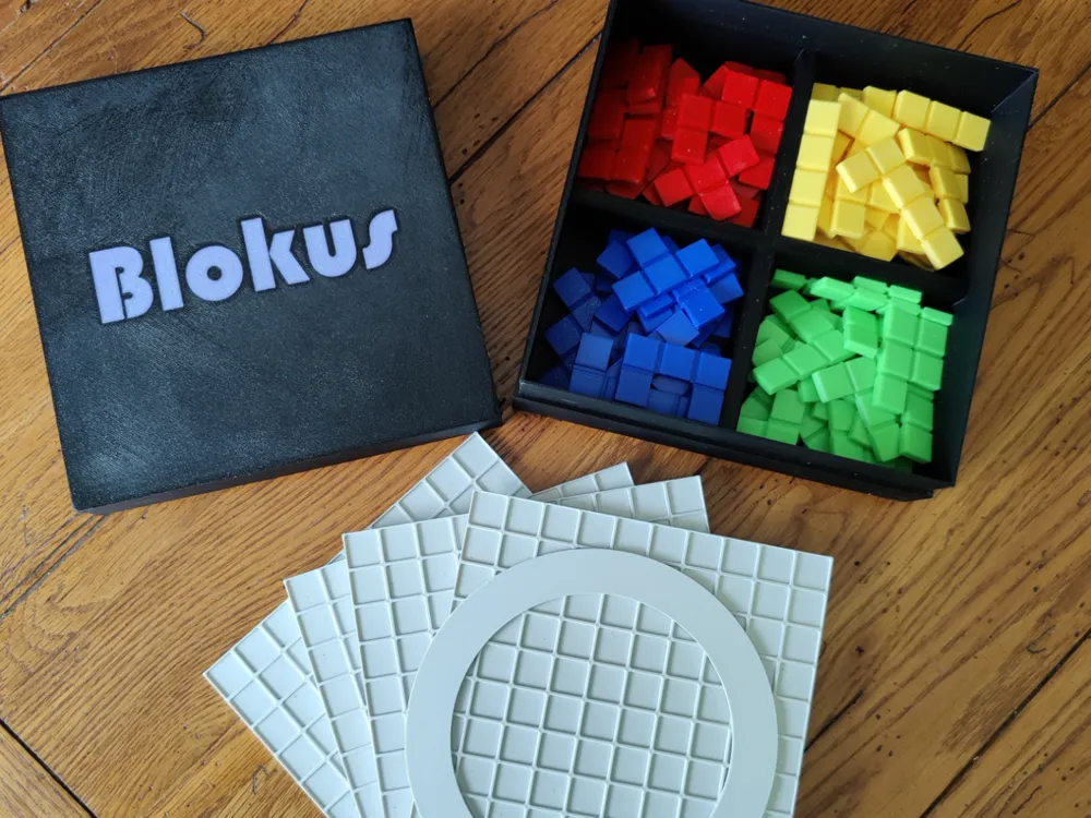 Blokus XL AMS Remix with Logo - Free 3D Print Model - MakerWorld