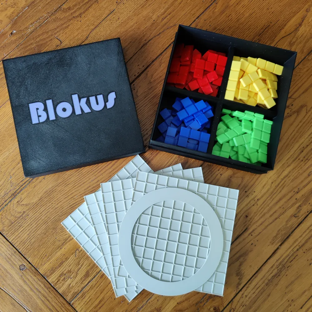 Blokus XL AMS Remix with Logo - Free 3D Print Model - MakerWorld