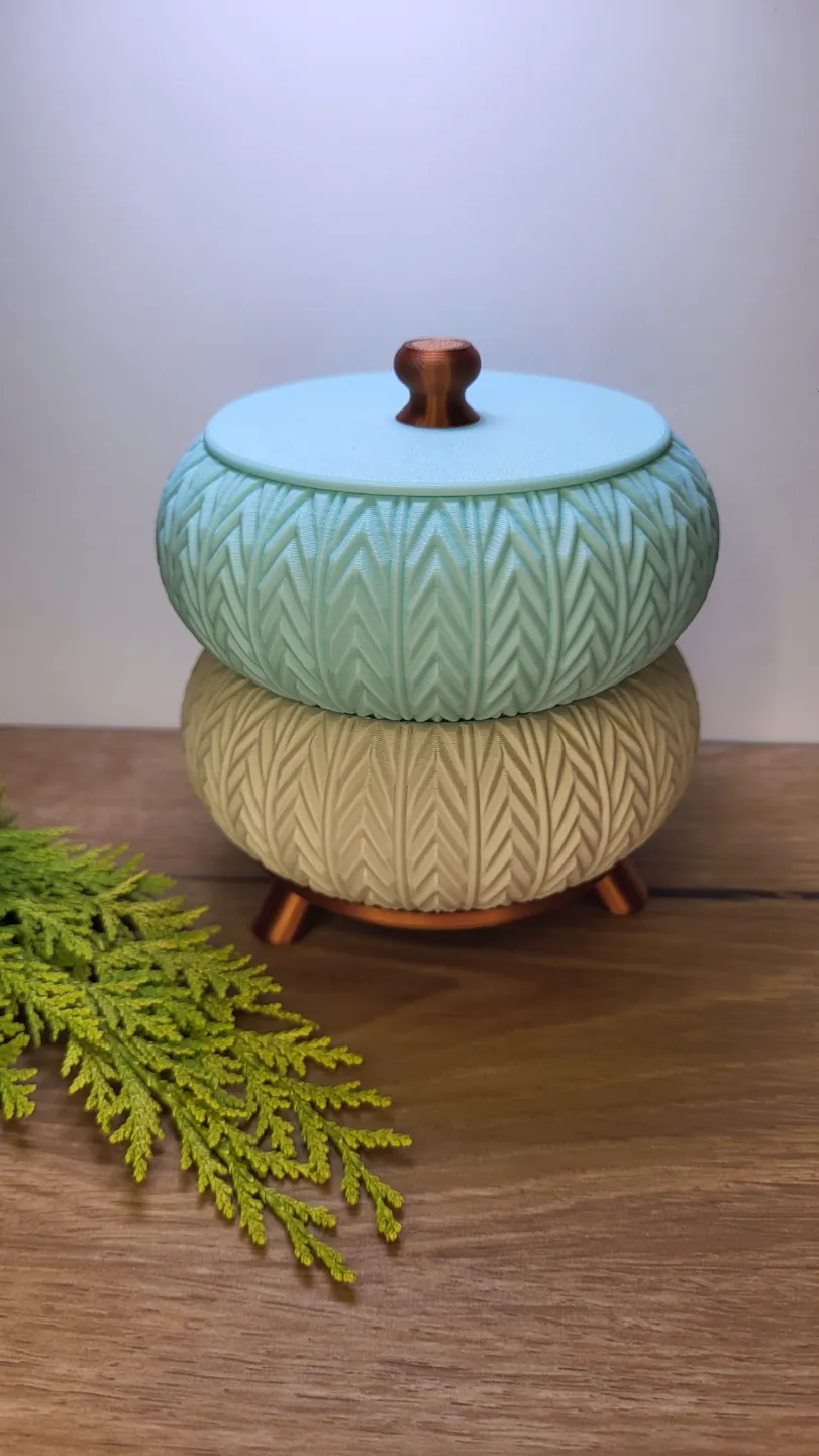 Jewelry Box Stackable Art Design V4 - Free 3D Print Model - MakerWorld