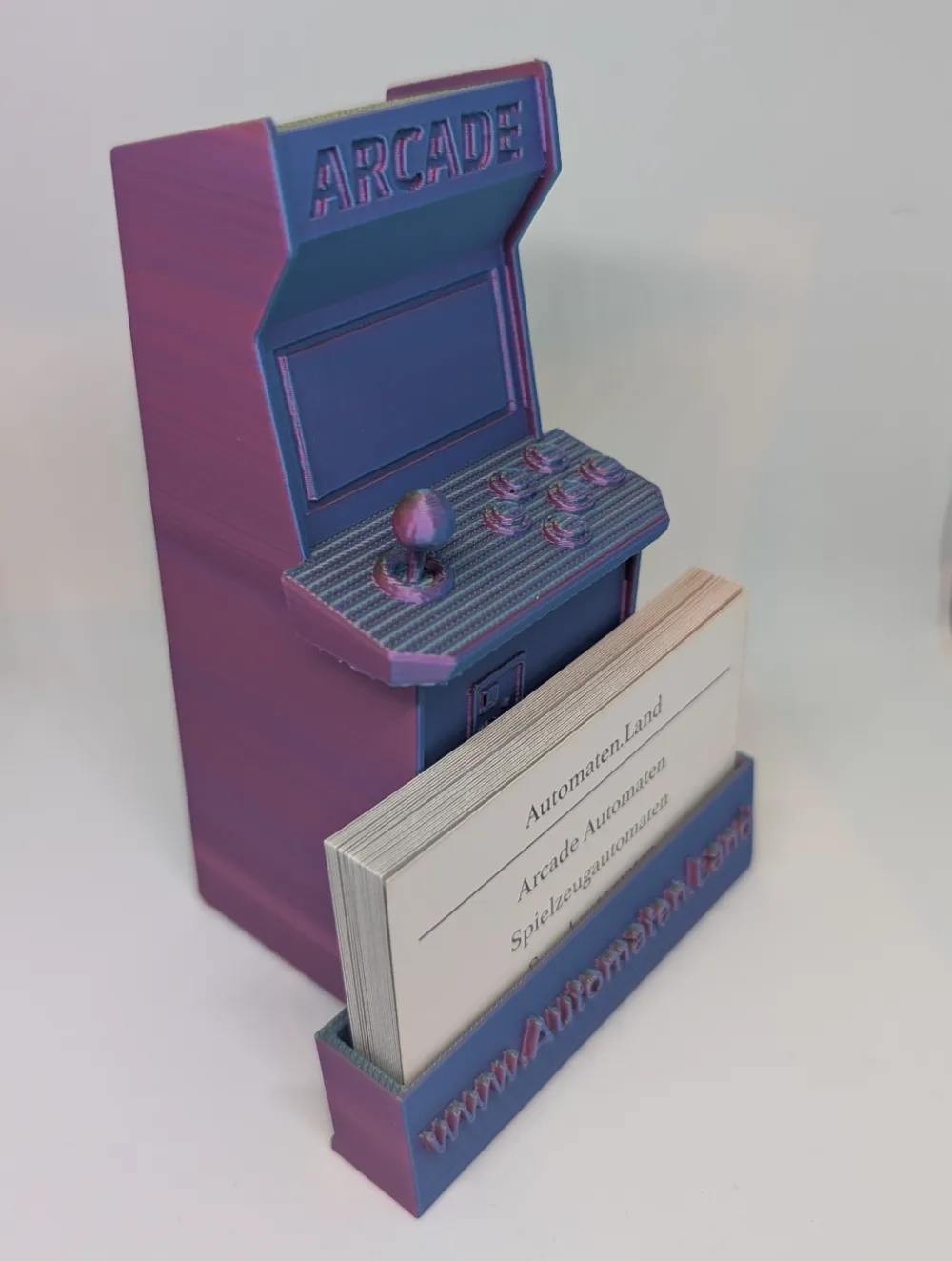Arcade Machine Businesscard Holder Remixed by CrazyModding - MakerWorld