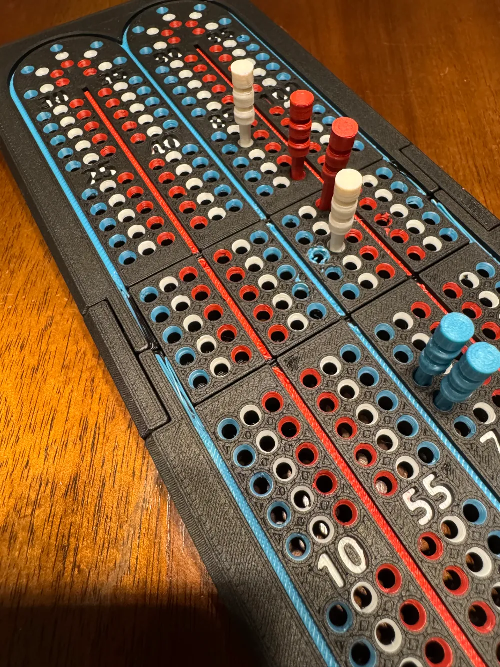 Travel Foldable Crib (Cribbage) Board Remixed by Jerald MakerWorld ...