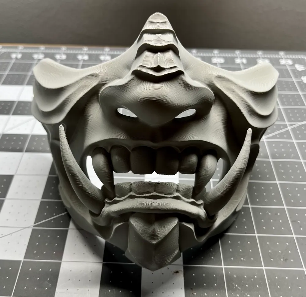 Samurai Oni Mask DA by DeKorverArt MakerWorld: Download Free 3D Models
