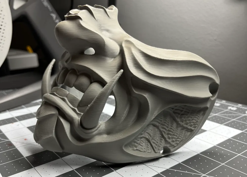 Samurai Oni Mask DA by DeKorverArt MakerWorld: Download Free 3D Models